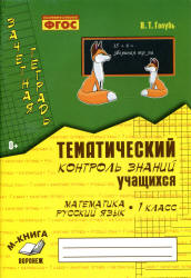 Русский язык. 4 класс. Тематический контроль знаний учащихся. Зачетная ...